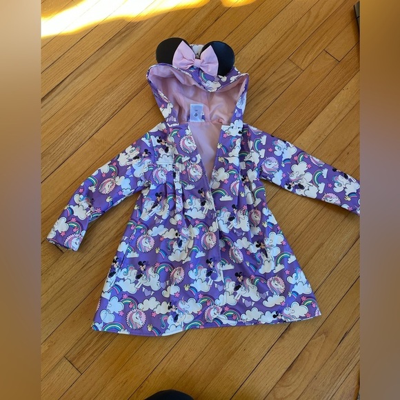 Disney | Jackets & Coats | Girls 3 Minnie Mouse Unicorn Rainbow Disney ...
